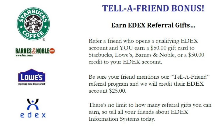 EDEX Referral Program – Edex Information Systems